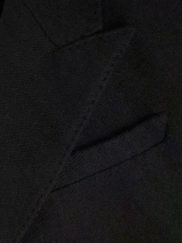 AMI Paris Double-breasted Virgin-wool Coat