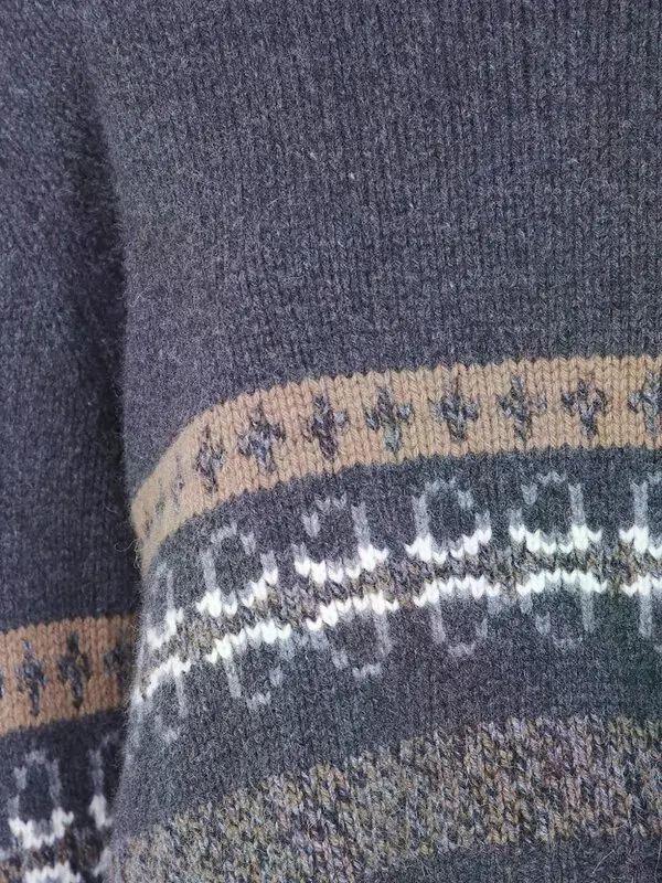 NUUR Fair Isle Knit Sweater