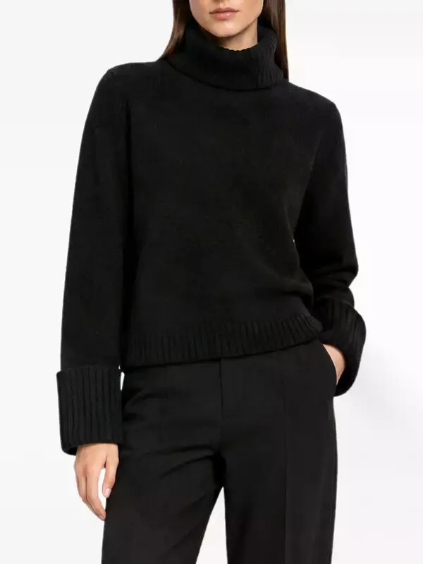 SEMICOUTURE Ralphina Roll-neck Ribbed-cuff Sweater