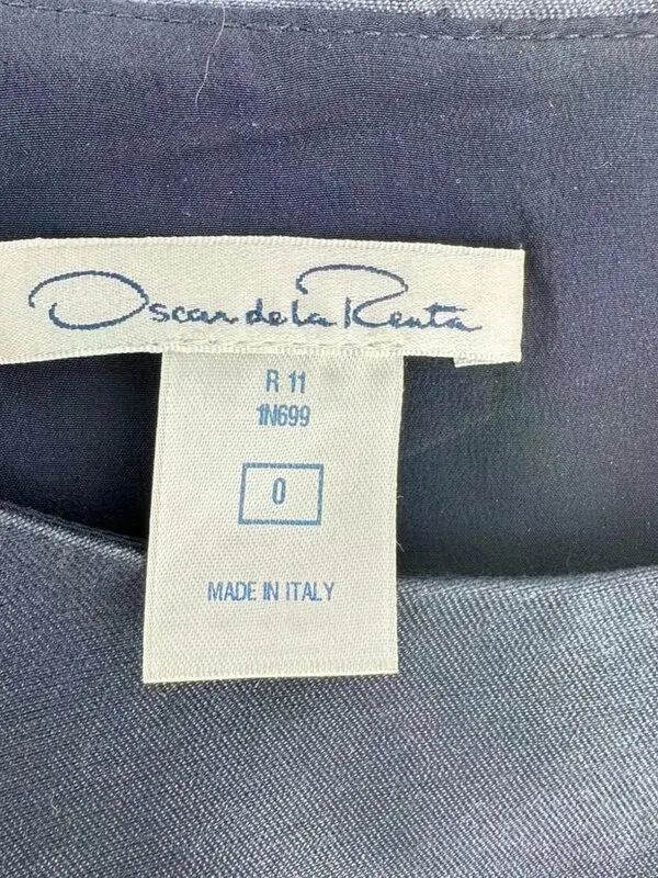 Oscar De La Renta Textured Layered Dress