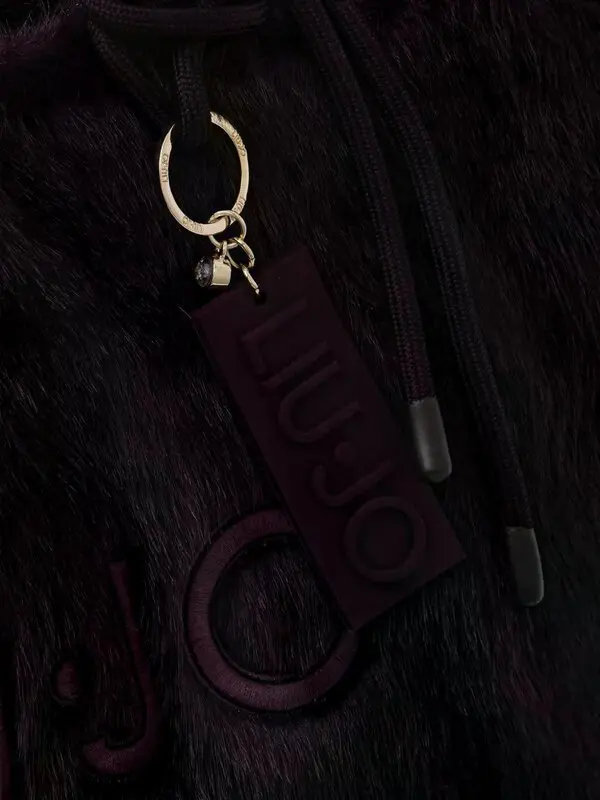 Liu Jo Large Faux-fur Logo-embroidered Tote Bag