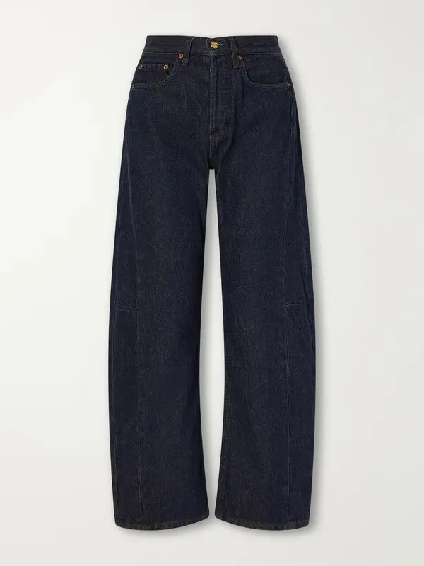 B Sides Slim Lasso High-rise Wide-leg Jeans
