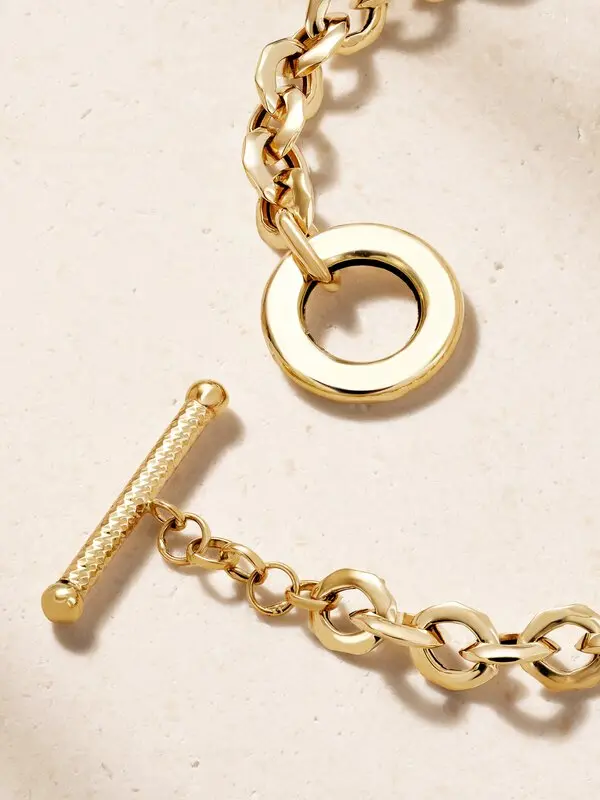 DIANE KORDAS Chain Gang 14-karat Chain Necklace