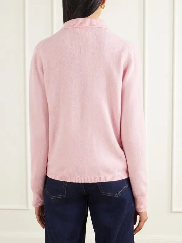 &daughter Cora Wool Polo Cardigan