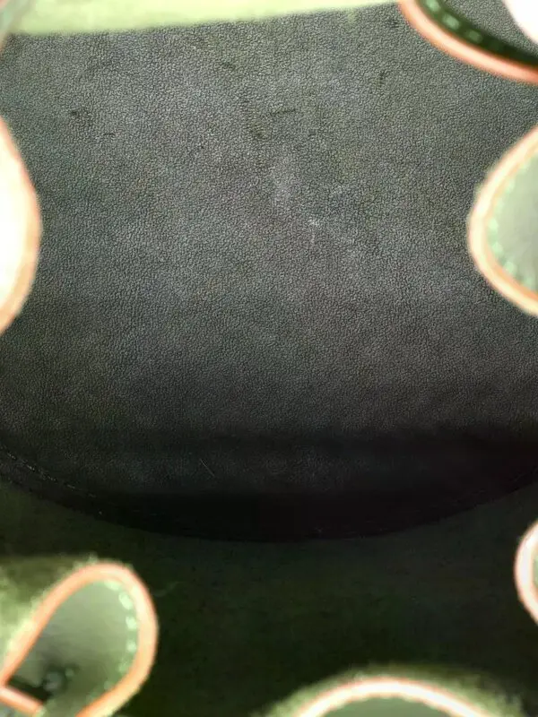 Loewe Balloon Leather Mini Bucket Bag - Green