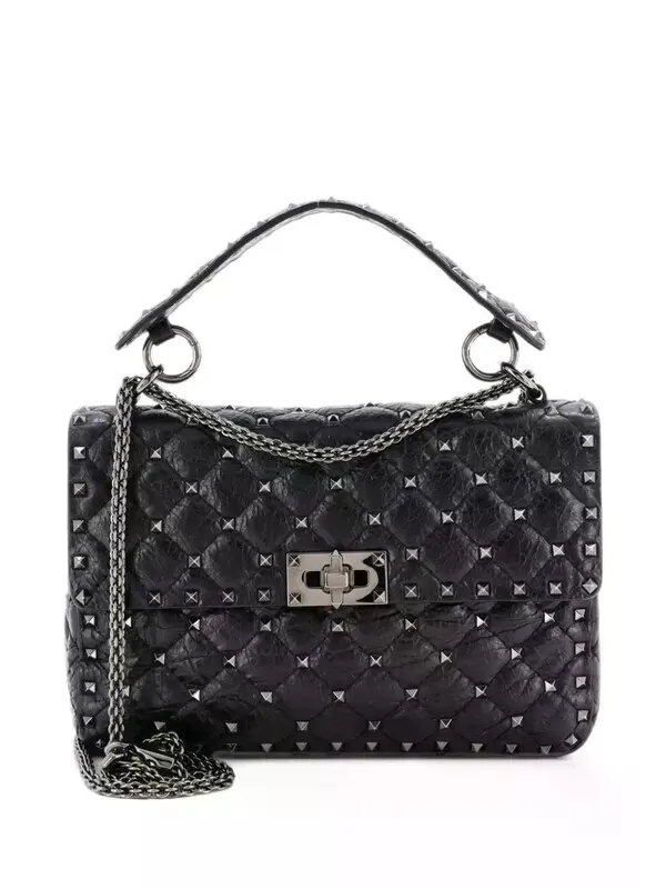 Valentino Garavani Rockstud Spike Flap Bag Quilted Leather Medium Crossbody Bag