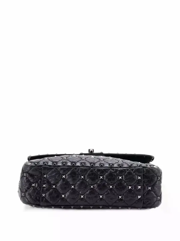 Valentino Garavani Rockstud Spike Flap Bag Quilted Leather Medium Crossbody Bag