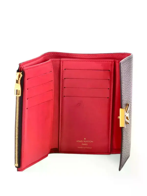 LOUIS VUITTON Capucines Wallet Leather Compact Small Wallets