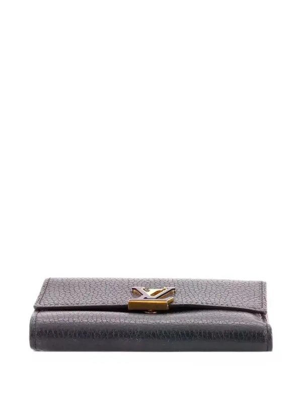 LOUIS VUITTON Capucines Wallet Leather Compact Small Wallets