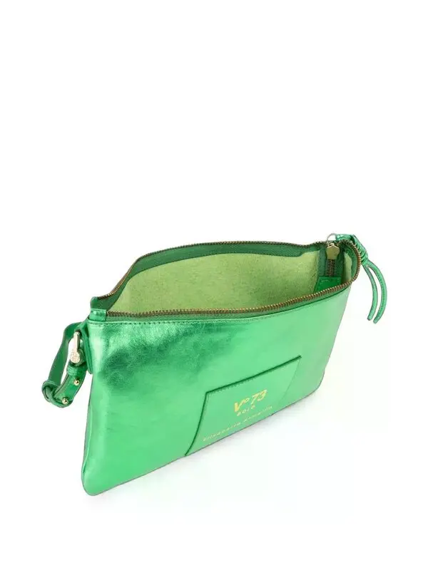 V°73 Metallic-effect Shoulder Bag - Green