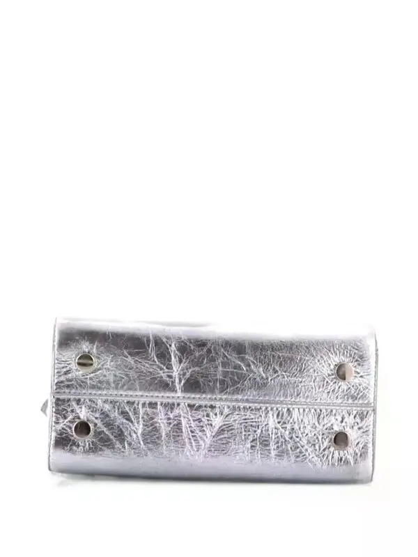 Dior Diorever Bag Leather Mini Shoulder Bag - Metallic