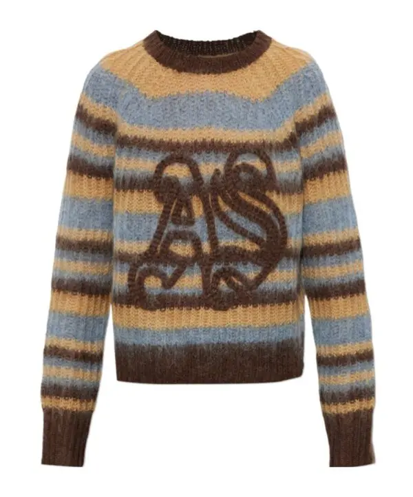 ALLSAINTS Logo Striped Sweater - Multi-color