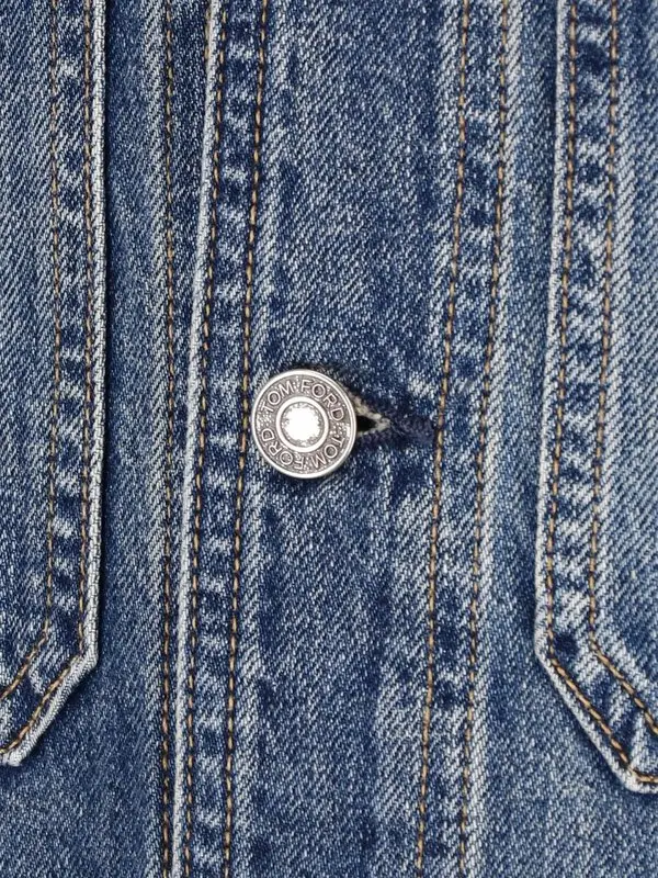 TOM FORD Denim Jacket With Front Buttons