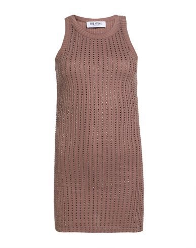 Attico Mini Dress Size Cotton - Grey