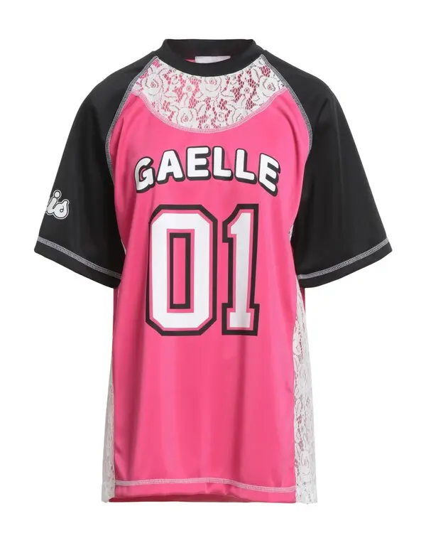 GAELLE PARIS T-shirt Size Polyester, Polyamide, Elastane, Cotton