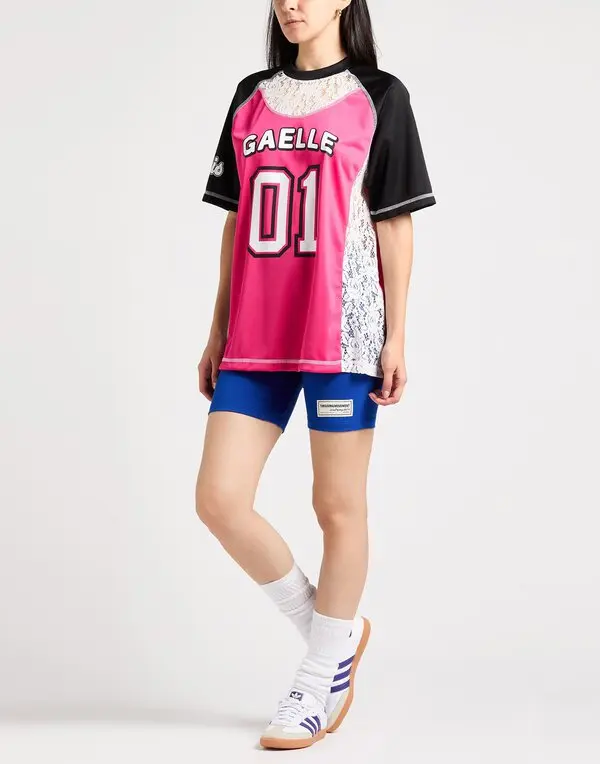 GAELLE PARIS T-shirt Size Polyester, Polyamide, Elastane, Cotton