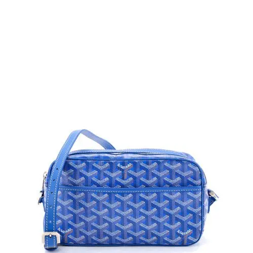 Goyard Cap Vert Bag Coated Canvas - Blue