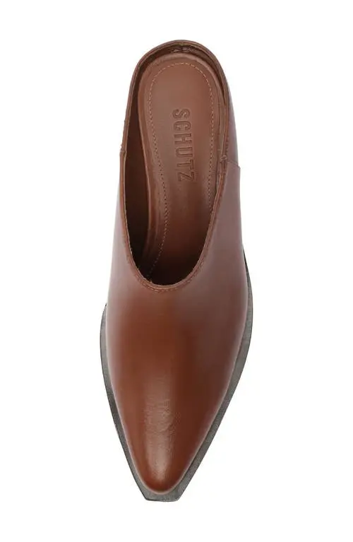 Schutz Taylor Leather Mule
