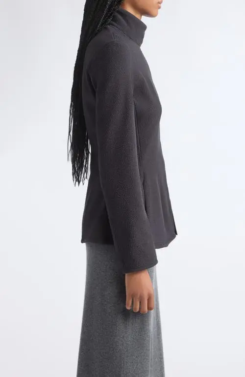 COLLEEN ALLEN Shaped Victorian Fleece Jacket - Black