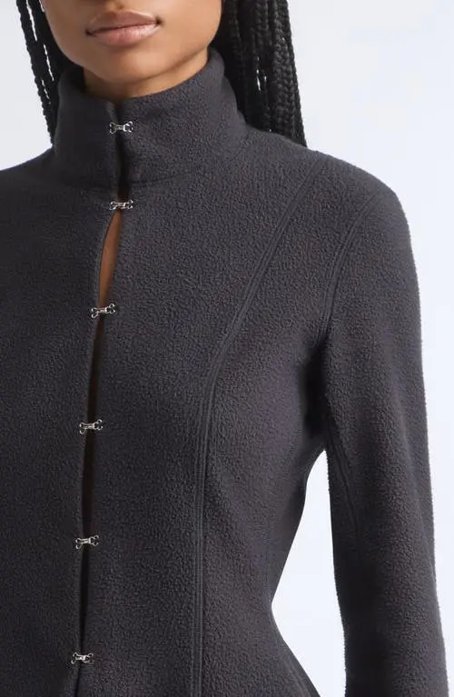 COLLEEN ALLEN Shaped Victorian Fleece Jacket - Black