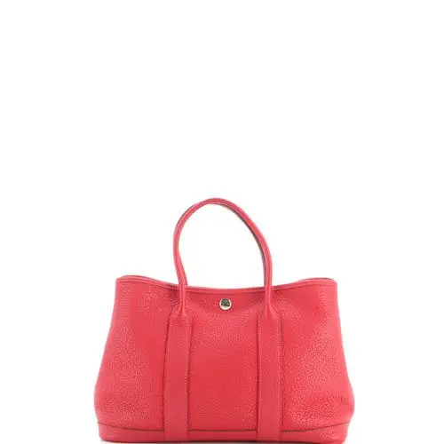 Hermès Garden Party Tote Leather 30 - Red