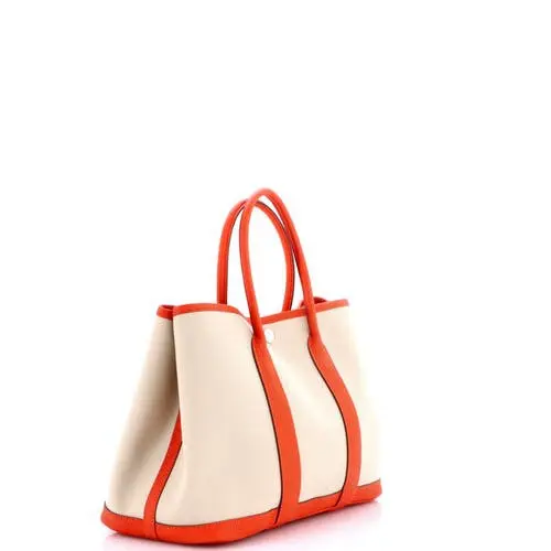 Hermès Garden Party Tote Toile And Leather 30