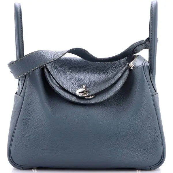 Hermès Lindy Bag Clemence 30 - Blue