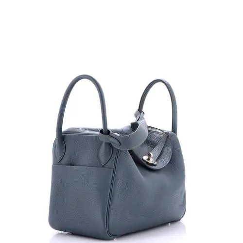 Hermès Lindy Bag Clemence 30 - Blue
