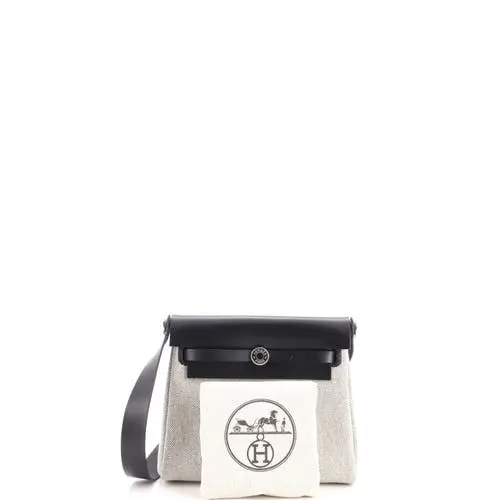 Hermès Herbag Zip Toile And Leather 20