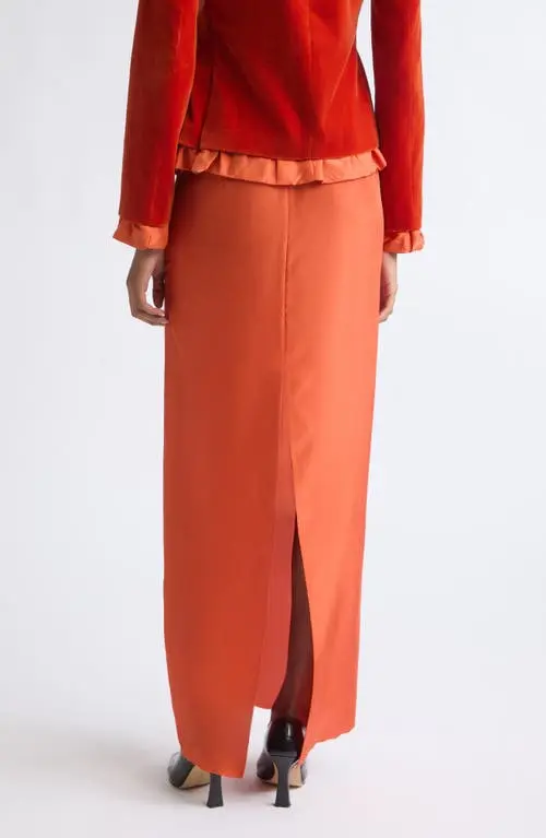 COLLEEN ALLEN Silk Habotai Maxi Slip Skirt