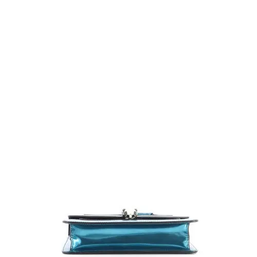 BVLGARI Serpenti Forever Shoulder Bag Metallic Leather Small