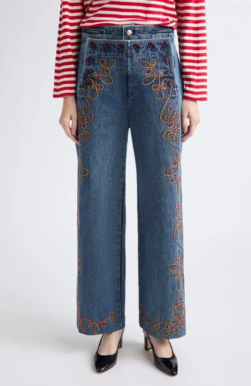 BODE Rawlins Sailor Jeans - Blue Multi