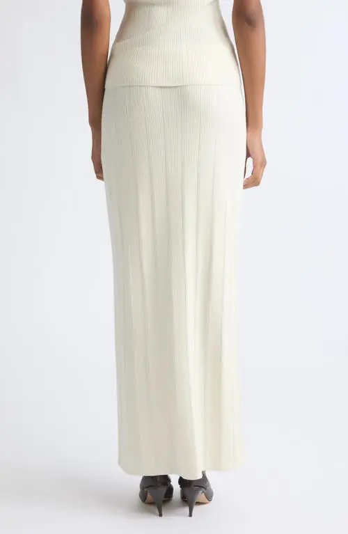 COLLEEN ALLEN Merino Wool Rib Maxi Skirt