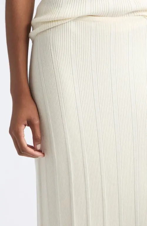 COLLEEN ALLEN Merino Wool Rib Maxi Skirt