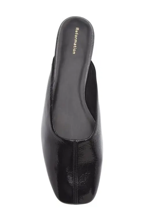 REFORMATION Inez Flat Leather Mule