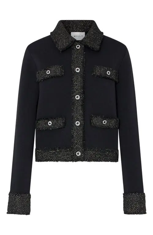 MILLY Rhea Cardigan Jacket