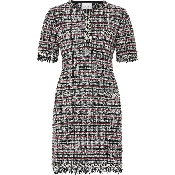 MILLY Dakota Fringe Minidress