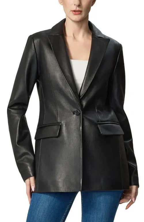 KIMI + KAI Alexie Leather Blazer