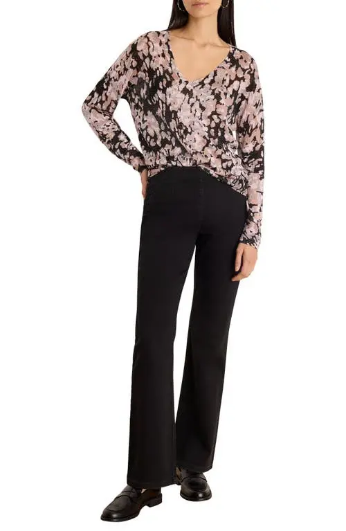 NIC+ZOE Cobbled Streets V-neck Sweater
