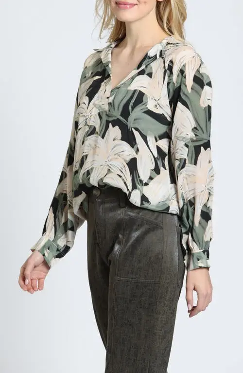 APNY Half-placket Pullover Blouse