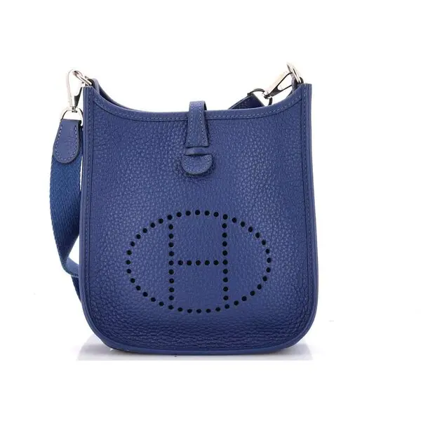 Hermès Evelyne Bag Gen Iii Clemence Tpm - Blue
