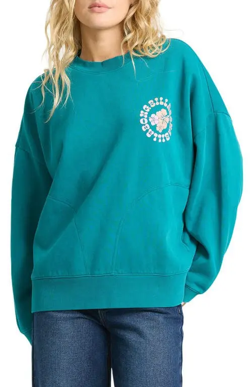 BILLABONG Pinky Keen Palm Graphic Sweatshirt