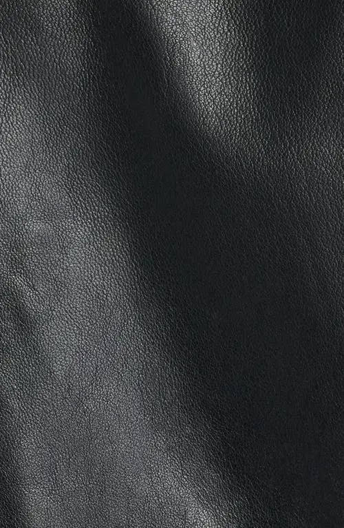 Mauritius Glashy Leather Bomber Jacket