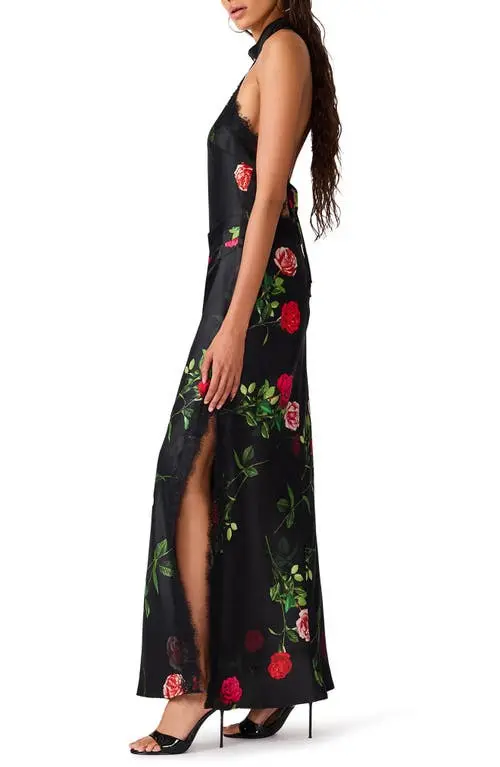Steve Madden Lillene Floral Halter Dress