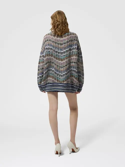 Missoni Oversized Cardigan With Sequin Applications