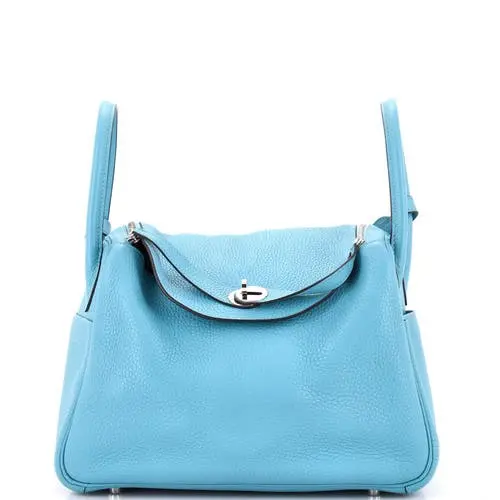 Hermès Lindy Bag Clemence 30 - Blue