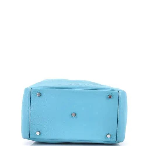 Hermès Lindy Bag Clemence 30 - Blue