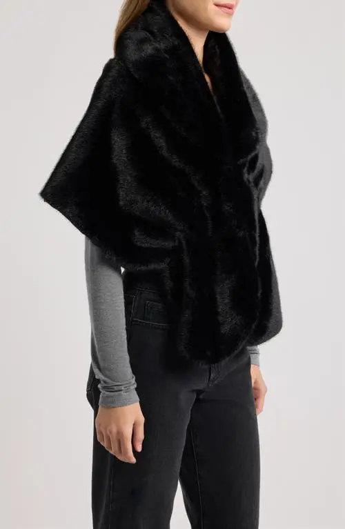 Surell Faux Fur Shawl