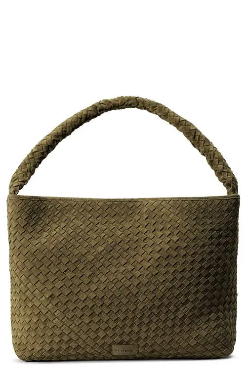 Écotorie San Antonio Woven Suede Hobo Bag