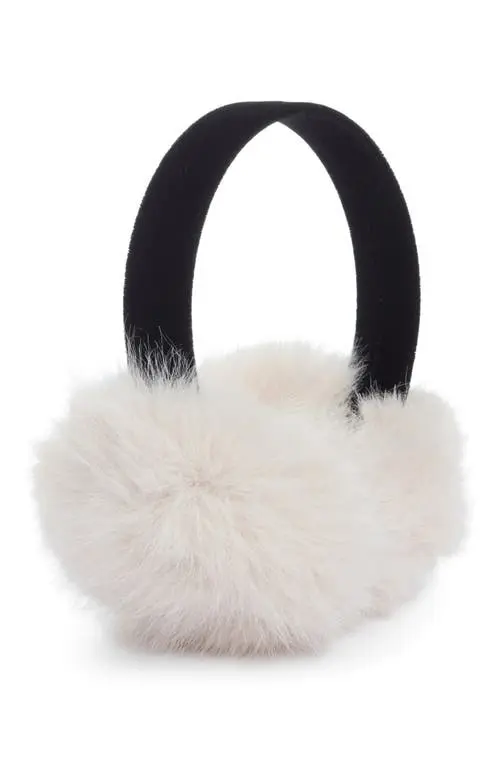 Surell Faux Fur Earmuffs - Beige